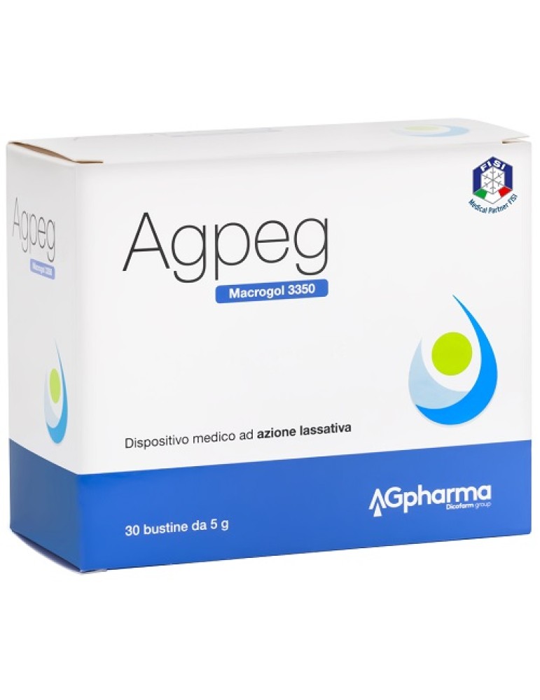 AGPEG MACROGOL 3350 30 BUSTE 5 G